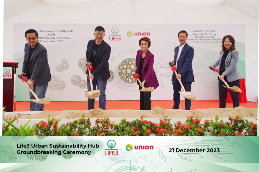 Life3 Urban Sustainability Hub (LUSH) breaks ground in Singapore ...